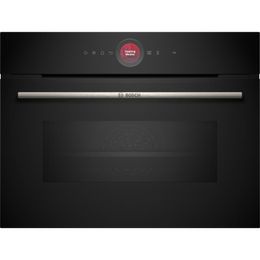 Bosch Einbau-Mikrowelle &raquo;CMG7241B1&laquo; Grill Hei&szlig;luft Ober-/Unterhitze 3600 W Innovativer digitaler Bedienring & smarte Abschaltautomatik schwarz 