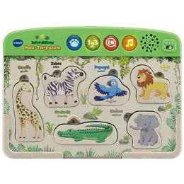 Steckpuzzle &raquo;VtechBaby, Interaktives Holz-Tierpuzzle&laquo; mit Soundeffekten bunt Holz, Kunststoff Einheitsgr&ouml;&szlig;e