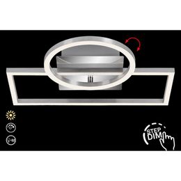 Briloner Leuchten LED Deckenleuchte &raquo;FRAME&laquo; silber Einheitsgr&ouml;&szlig;e
