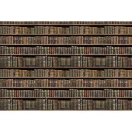 ARCHITECTS PAPER Fototapete &raquo;Old Books&laquo; Vlies, Wand, Schr&auml;ge braun Vlies B/L: 4m x 2,7m