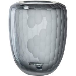 Leonardo Tischvase &raquo;Dekovase BELLAGIO&laquo; aus Glas, anthrazitfarben, handgefertigt grau Glas B/H/T: 23cm &Oslash; 18,3cm