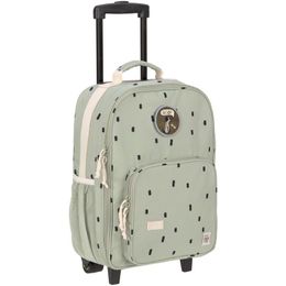 L&auml;ssig L&auml;ssig Damen L&Auml;SSIG Kinderkoffer &raquo;Happy Prints, Trolley, Light Olive&laquo; 22 l 2 Rollen gr&uuml;n B/H/T: 30cm x 46cm x 24cm 22 l