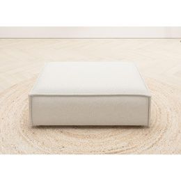 Home Affaire Polsterhocker &raquo;Watertown, XXL Hockerbank passend zum Sofa - ideal als Beistellmodul&laquo; erweiterbare Hockerbank mit weicher Polsterung wei&szlig; 