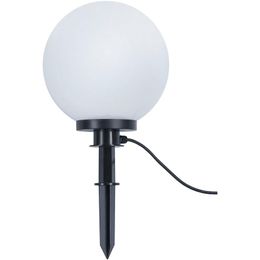 REALITY LEUCHTEN Gartenleuchte &raquo;BOLO, Kugelleuchte Garten Outdoor Aussenleuchte, IP44 Schutz&laquo; E27 1 Stk. warmwei&szlig; - kaltwei&szlig; exkl. 1xE27 max 23W, inkl
