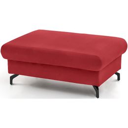 COTTA Polsterhocker &raquo;Kitty, B: 100 cm&laquo; individuell zu kombinieren rot Microfaser (100% Polyester);Flachgewebe (100% Polyerster) B/H/T: 100cm x 45cm x 