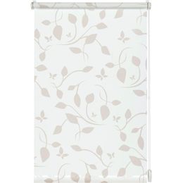 Gardinia Seitenzugrollo &raquo;EASYFIX Rollo&laquo; blickdicht Sichtschutz mit Bohren/ohne Bohren freih&auml;ngend mit Scandinavian Motiv wei&szlig; Polyester 180cm, 