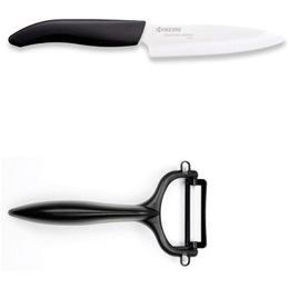Kyocera Messer-Set &raquo;GEN&laquo; schwarz wei&szlig;e Zirkoniakeramik Einheitsgr&ouml;&szlig;e