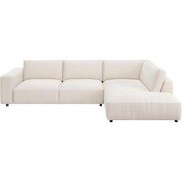 Musterring Ecksofa &raquo;MR LUCIA, Luxuri&ouml;se Wohlf&uuml;hlgarnitur von &laquo; Erstklassige Kammerkissen, komfortable Umbauecke & zeitloser Look beige 94% Polyester, 6% Nylon B/