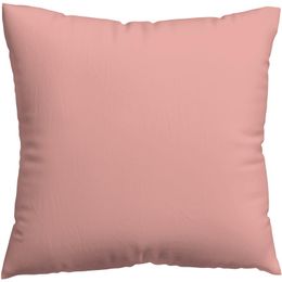 Schlafgut Kissenbezug &raquo;Premium Kissenbezug Knitted Jersey (1 St)&laquo; Ton-in-Ton Rei&szlig;verschluss, Bio-Baumwolle mit Elasthan, Uni, OEKO Tex lila Jersey, Obermaterial