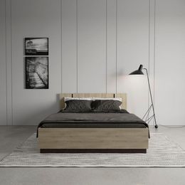 Demeyere Group Bettgestell &raquo;Watson&laquo; Bettgestell in verschiedenen Gr&ouml;&szlig;en erh&auml;ltlich braun Liegefl&auml;che L&auml;nge B: 200cm x 140cm, H&ouml;he Bett: 71,7cm, ohne 