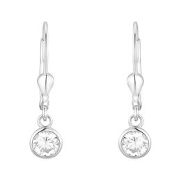 Amor Damen Paar Ohrh&auml;nger &raquo;9060184&laquo; mit Zirkonia (synth.) silber Silber 925 (Sterlingsilber)