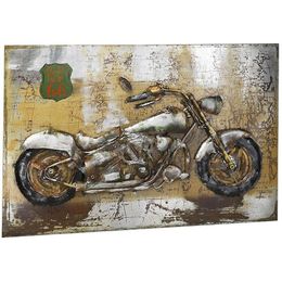 Locker Metallbild bunt Metall B/H/T: 108cm x 72cm x 5cm