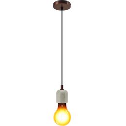 Kayoom H&auml;ngeleuchte &raquo;H&auml;ngelampe Sigma I&laquo; E27 1 Stk. hochmodern, wertig wei&szlig; 1, H: 36cm, 1 Stk.