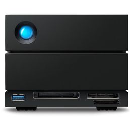 LaCie HDD-NAS-Festplatte &raquo;2big Dock Thunderbolt 3&laquo; 40 TB Anschluss DisplayPort SD-/CF-Kartensteckpl&auml;tze Thunderbolt 3 USB 3.2 Gen-2 schwarz Kompatibel