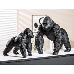Casablanca by Gilde Tierfigur &raquo;Skulptur Gorilla&laquo; schwarz Kunstharz B/H/T: 42cm x 36cm x 29cm