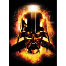 Komar Bild &raquo;Star Wars Classic Vader Head&laquo; Star Wars 1 Stk. tlg. Wandbild zur Dekoration im Kinderzimmer - ohne Rahmen bunt Holz, Papier B/H/T: 50cm x 70cm, 