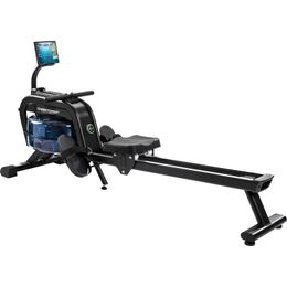 Christopeit Sport Ruderger&auml;t &raquo;Wasserrudergerat WP 2000&laquo; Rudermaschine, 3 in 1 Hybrid-Widerstandssystem schwarz ohne Unterlegmatte Ruderger&auml;t