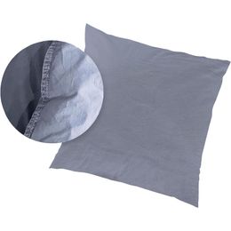 Primera Kissenbez&uuml;ge &raquo;Kissenbez&uuml;ge &raquo;Stone Washed&laquo;, (2 St&uuml;ck)&laquo; mit Stone-Washed Optik blau Renforc&eacute;, Obermaterial: 100% Baumwolle B/L: 40cm x 40cm, 2 Stk., 