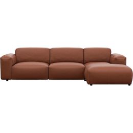 FLEXLUX Ecksofa &raquo;Lucera bequem und komfortabel durch hochwertigen Sitzaufbau, L.Form&laquo; modern & anschmiegsam, Kaltschaum, Stahl-Wellenunterfederung 