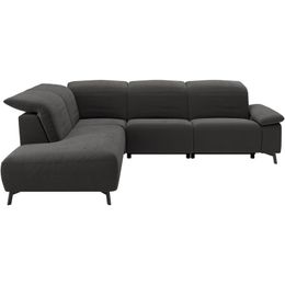 Musterring Ecksofa &raquo;MR 370, intelligenter Komfort im modernen Design&laquo; Optionale Relaxfunktion, flexible Kopfteile & klappbare Armlehnen 95% Polyester, 5% Nylon B