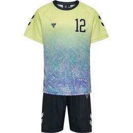 Hummel Kinder Trainingsanzug "Hmlshimmer Set" in Gr&uuml;n | Gr.: 146