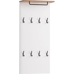Schildmeyer Garderobenpaneel &raquo;Jelda&laquo; Solide Verarbeitung - Dieses Produkt ist in Deutschland gefertigt wei&szlig; Holzwerkstoff B/H/T: 50cm x 110,6cm x 19,9cm
