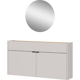 Germania Garderoben-Set &raquo;Ameca&laquo; Set, 2 Stk. tlg. beige Spanplatte B/H/T: 110cmcm x 200cmcm x 22cmcm, ohne Garderobenpaneel