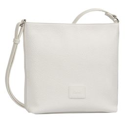 Gabor Damen Umh&auml;ngetasche &raquo;Elfie&laquo; Damen Schultertasche, Handtasche mit Logo-Aufn&auml;her wei&szlig; B/H/T: 24,5cm x 23,5cm x 6cm