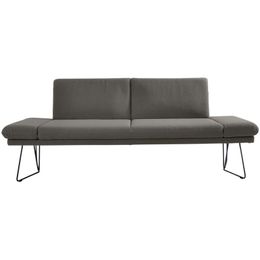 K+w Komfort & Wohnen K+W Komfort & Wohnen Essbank &raquo;Pego Polsterbank&laquo; Seitenteilverstellung, wahlweise in 206 oder 226cm braun B/H/T: 206cm x 88cm x 66cm, Flachgewebe Q2 