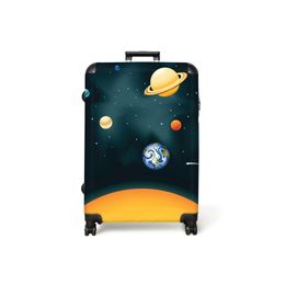 NoBoringSuitCases Suitcase, Koffer, Reisekoffer Weltraum | Gr.: 36 L