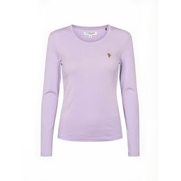 U.S. Polo Assn. Shirt 'UWCarlotte' Damen Gr&ouml;&szlig;e S flieder