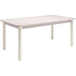 Tom Tailor HOME Esstisch &raquo;COLOR TABLE&laquo; 1 Stk. tlg. Esstisch, 4-Fu&szlig;, 3 Gr&ouml;&szlig;en, 3 Dekorfarben, 4 Fu&szlig;farben, ABS-Kante wei&szlig; B/H/T: 180cm x 76cm x 100cm
