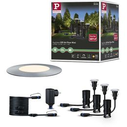 Paulmann LED Einbauleuchte &raquo;Plug & Shine&laquo; LED-Modul 6 Stk. Warmwei&szlig; LED-Modul, IP65 3000K silber 3, &Oslash; 5,5cm H: 9cm, 6 Stk.