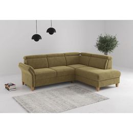 OTTO home Ecksofa &raquo;Glendale, L-Form&laquo; inkl. Kopfteilverstellung, wahlweise mit Vorziehsitz und Bettkasten 100% Polyester B/H/T: 247cm x 84cm x 193cm, 
