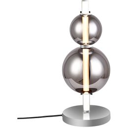N&auml;ve n&auml;ve LED Tischleuchte &raquo;NOVA&laquo; LED-Modul 1 Stk. Warmwei&szlig; Dimmbar grau &Oslash; 18cm H: 44cm, 1 Stk.