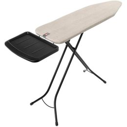 Brabantia B&uuml;gelbrett &raquo;B&uuml;geltisch B, 124 x 38 cm, Dst-Ablage Solide&laquo; B&uuml;gelfl&auml;che 124 cmx38 cm Fairtrade-zertifiziert beige Einheitsgr&ouml;&szlig;e