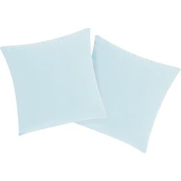 Bruno Banani Dekokissen &raquo;Lagan&laquo; 2-er Set, einfarbig, Kissenh&uuml;llen ohne F&uuml;llung, 40 x 40 cm Polyester B/L: 40cm x 40cm, 2 Stk.