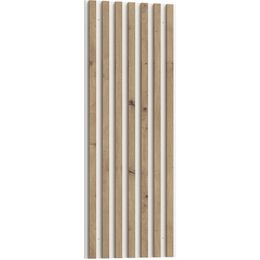 FORTE Wandregal &raquo;Wandpaneel&laquo; B/H/T 44,9/120/3 cm, Wandverkleidung, Innendekoration, H&ouml;he 120cm, einfache Montage wei&szlig; Holzwerkstoff B/H/T: 44,9cm x 