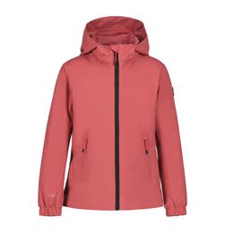 Icepeak M&auml;dchen Funktionsjacke &raquo;M SOFTSHELLJACKE KALKASKA&laquo; mit Kapuze mit hohem Kragen, wasserabweisend, atmungsaktiv, schnell trocknend pink 176