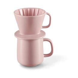 Tchibo - Kaffeebecher mit Filter - rosa