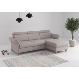 OTTO home Ecksofa &raquo;Glendale, L-Form&laquo; inkl. Kopfteilverstellung, wahlweise mit Vorziehsitz und Bettkasten 100% Polyester B/H/T: 253cm x 84cm x 166cm, 