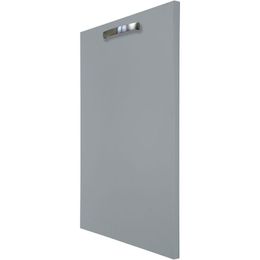 KOCHSTATION Frontblende &raquo;KS-Cara&laquo; T&uuml;r f&uuml;r vollintegierbaren Geschirrsp&uuml;ler 60 cm grau B/H/T: 60cm