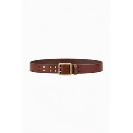 Lee G&uuml;rtel Double Pin in Dark Brown | Gr.: 85 cm