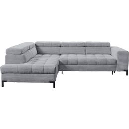 exxpo - sofa fashion Ecksofa &raquo;Bocco, hochwertige Verarbeitung, toller Sitzkomfort, bequem, L-Form&laquo; wahlweise mit Bettfunktion u. Bettkasten, inkl. 
