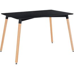 PAROLI Esstisch &raquo;Piloto&laquo; Breite 140 cm schwarz B/H/T: 140cm x 76cm