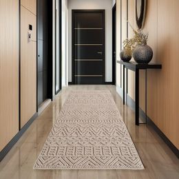 Ayyildiz Teppiche Teppich &raquo;HELIX 2202 , auch als L&auml;ufer und Rund erh&auml;ltlich&laquo; rechteckig 7 mm H&ouml;he 3D-Effekt durch Cut-Loop-Webtechnik, Woll-Optik, Boucl&eacute;, Wohnzimmer 