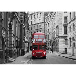 papermoon Fototapete &raquo;London&laquo; glatt bunt Vlies B/L: 4m x 2,6m, Bahnen: 8 Stk.