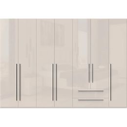 OTTO home Kleiderschrank &raquo;Piano, UV lackiert, hochgl&auml;nzend in beige oder wei&szlig;, FSC-zertifiziert&laquo; Made in Europe, in vielen Breiten, H&ouml;he 224cm, mit 