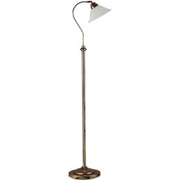 Searchlight Stehlampe &raquo;Verstellbare Stehleuchte - Antikes Messing&laquo; E27 1 Stk. gold H: 140cm, 1 Stk.