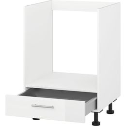 KOCHSTATION Herdumbauschrank &raquo;"KS-Scafa"&laquo; Breite 60 cm wei&szlig; wei&szlig;, B/H/T: 60cm x 75cm x 56cm